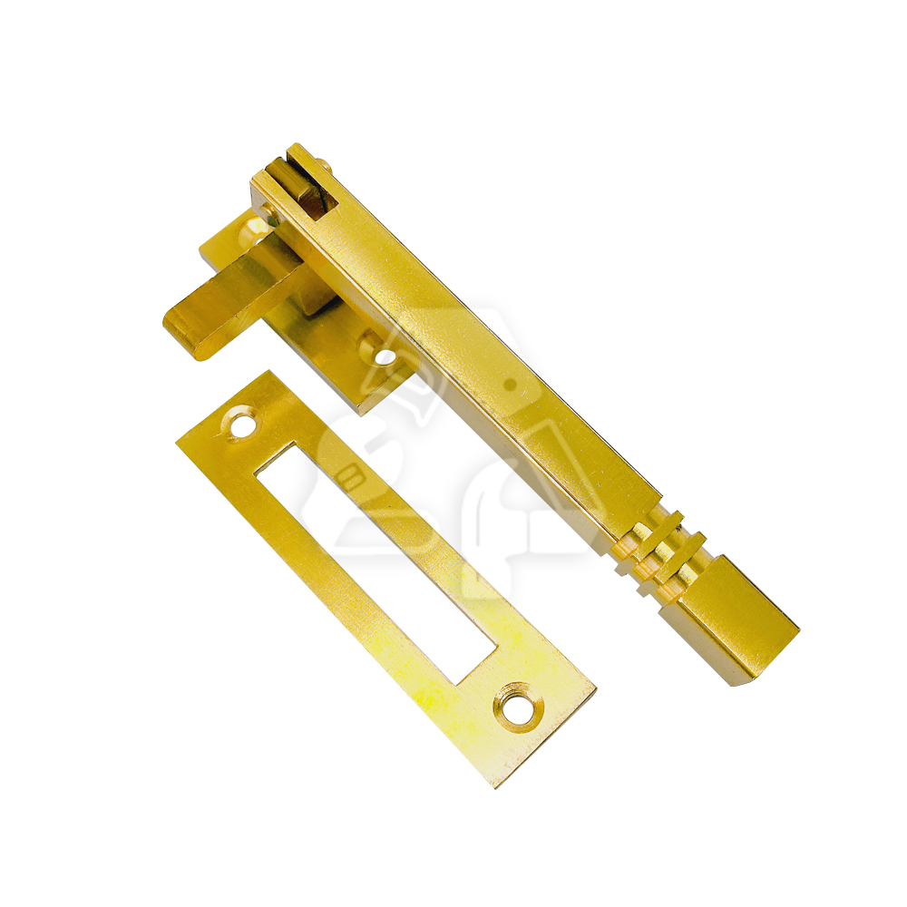 Brass Window Fastner Square Type Satin Finish - Hardware Store