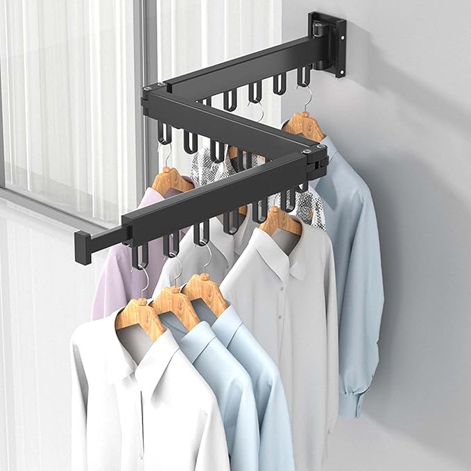 Wall Mount Single Folding Cloth Drying Rack