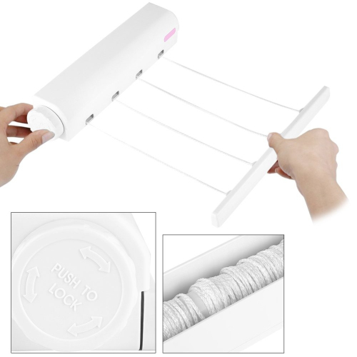 Retractable 4-Line Cloth Liner